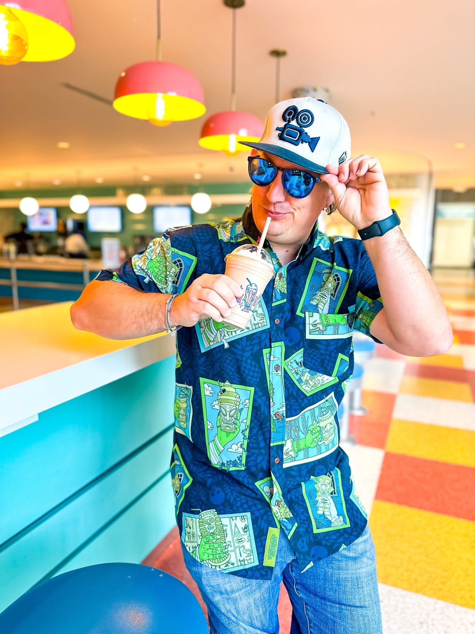 Monster Smashed Button Up Shirt – Park Candy