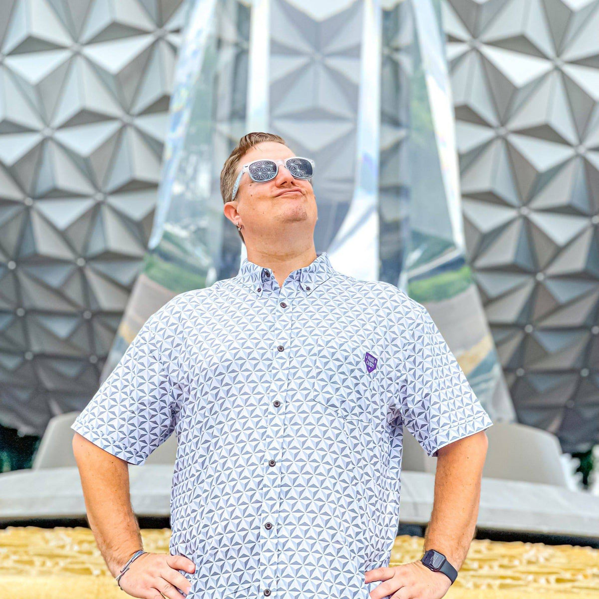 Spaceship Button Up Shirt – Park Candy